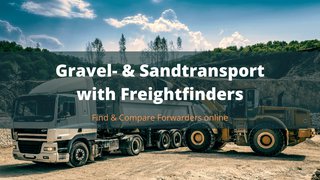 Gravel & Sand transport • Truck, Rail, Air, Sea